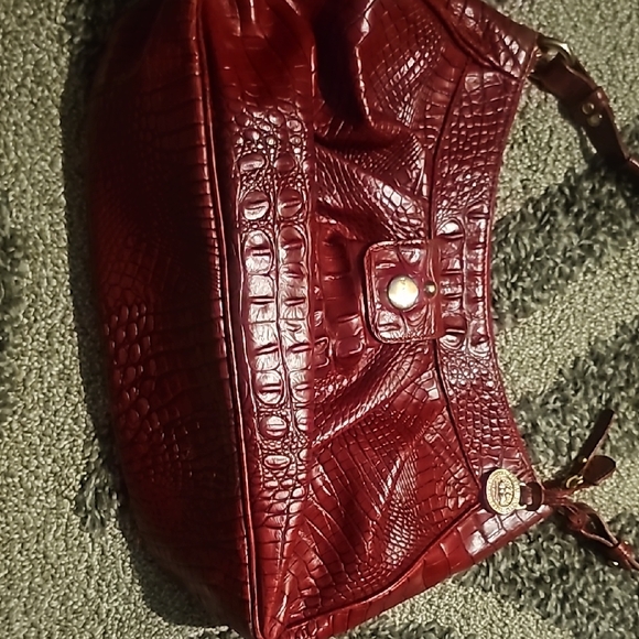 Brahmin | Bags | Brahmin Red Crocembossed Bag | Poshmark